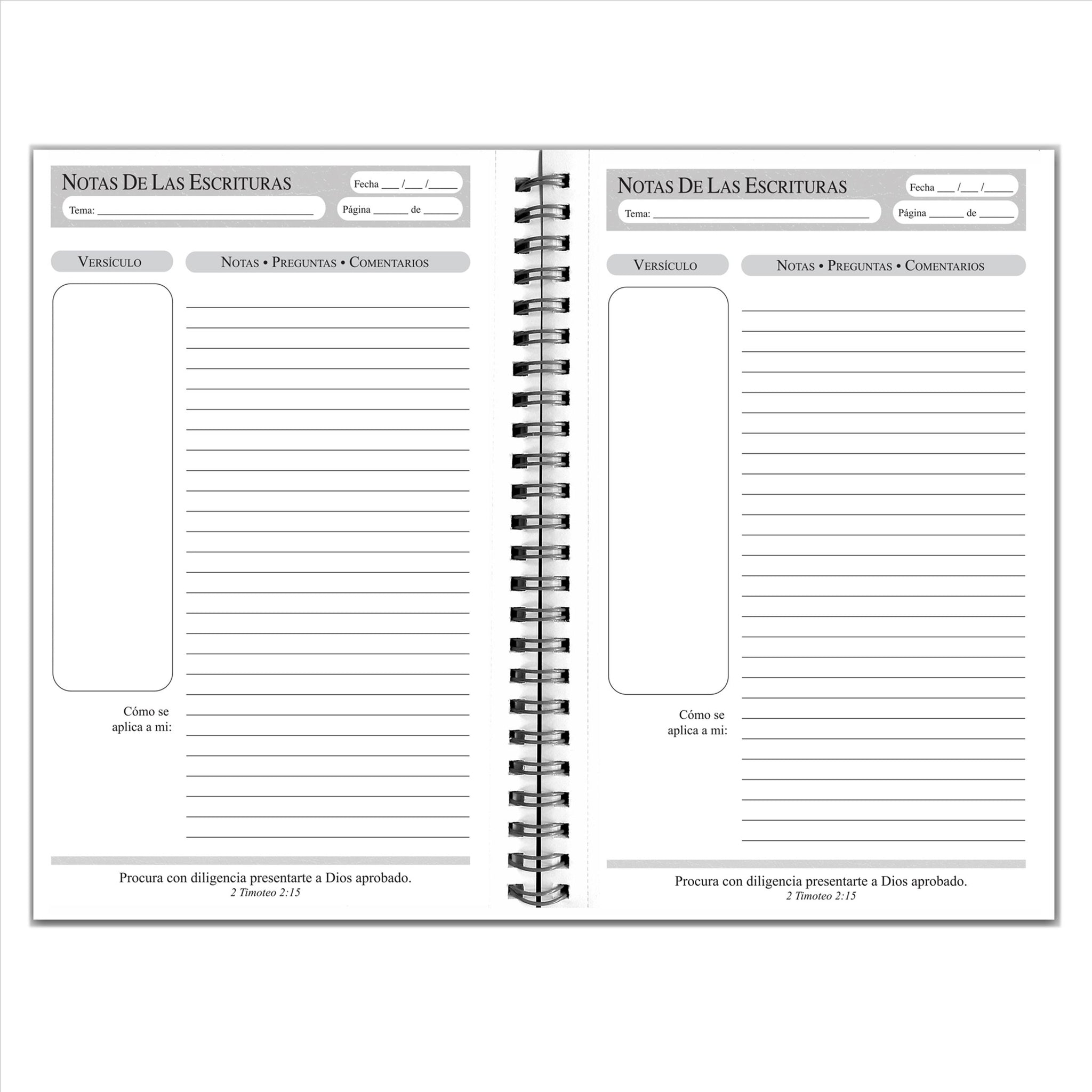 Libreta de Estudio Bíblico Especializada (ESPAÑOL) – Krystalos Jewelry